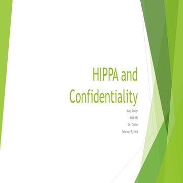 Patient confidentiality | PPTX