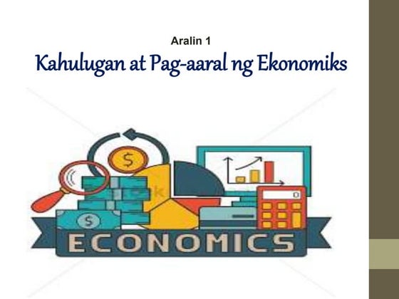 Ekonomics for Grade 9 Students | PPTX