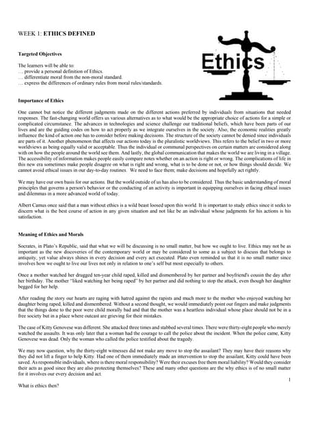 A Utilitarian Perspective On Business Ethics | PDF