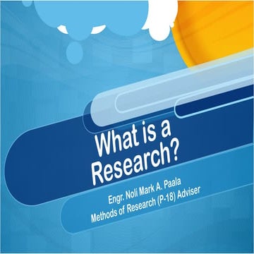 Week1 First Topic What is a Research.pptx
