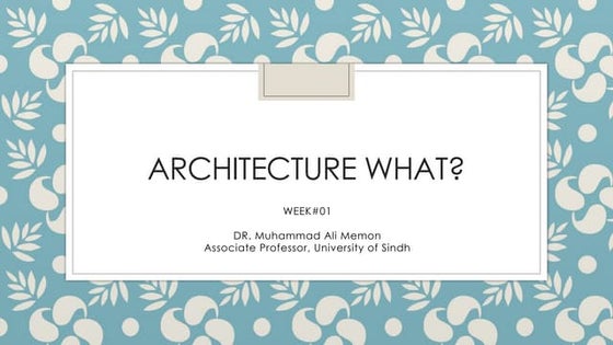 Model Based Software Architectures | PPT