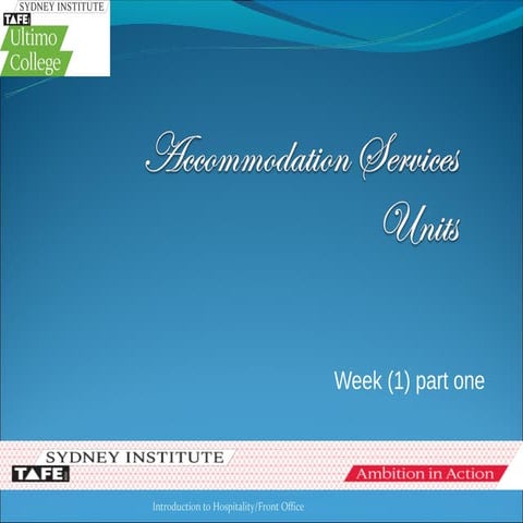 Careers in the hospitality industry | PPT