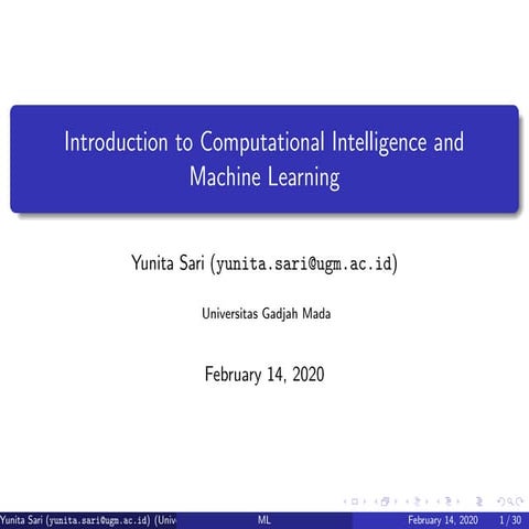 introduction computational Intlelgent | PPT
