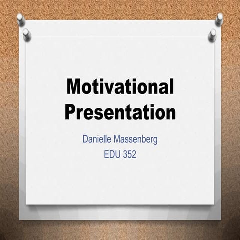 Motivational Presentation | PPTX