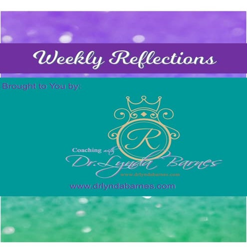 Week 1 of Positive Reflections | PDF
