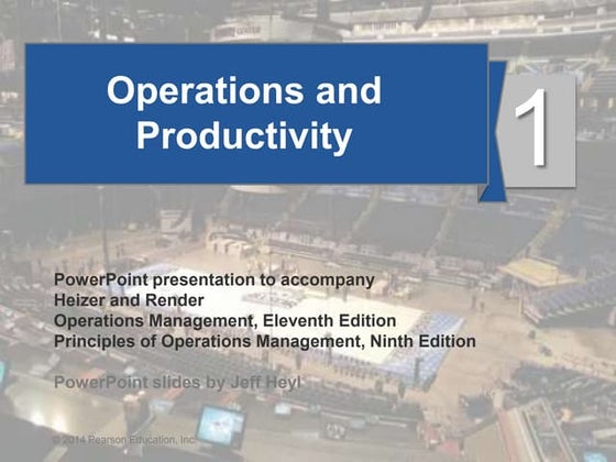 Chapter 1-Introduction to operations management | PPT