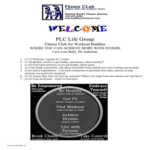 Welcome Plan | PPT