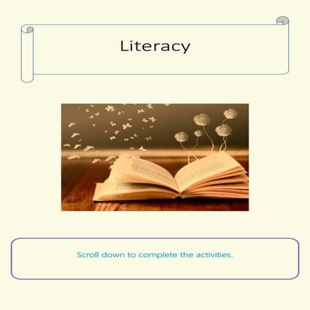 Year 1 Literacy Work | PDF