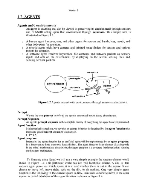 peas description of task environment with different types of properties ...