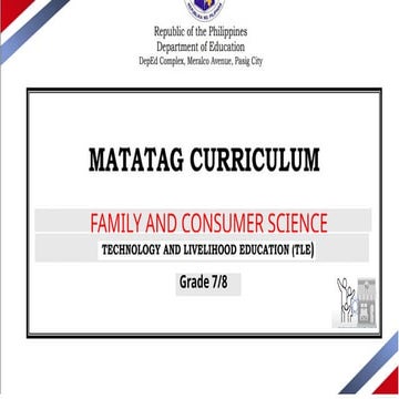 Family Consumer Science Week 2 Hospitality and Tourism | PPTX