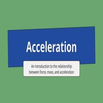 Understanding the Relationship Between Force, Mass, and Acceleration in ...