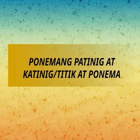 Diptonggo | PPTX