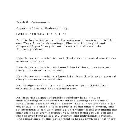 Assignment 2 Field AnalysisDue by 1155 p.m. EST on the Sunday.docx