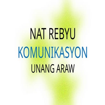 ANTAS NG WIKA: ISANG PAGSUSULIT UKOL SA ANTAS NG WIKA | PPTX
