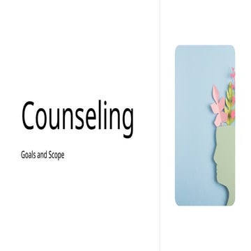 GOALS & SCOPE OF COUNSELING | PPTX