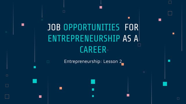 Entrepreneurship - Lesson 6 - 4M's of Operation in Business Opportunity ...