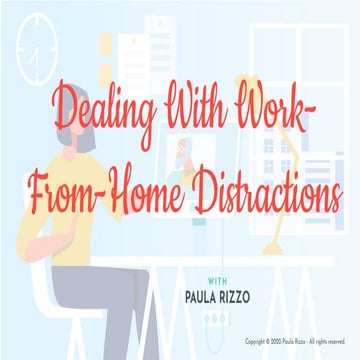 Dealing with Work-from-Home Distractions | PDF
