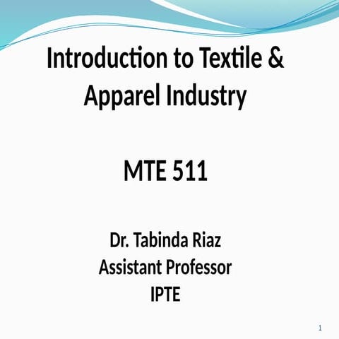 Natural fibers-Introduction to textile engineering | PPTX