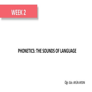 Phonetics | PPT