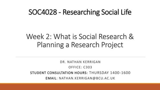 Social work research | PPT