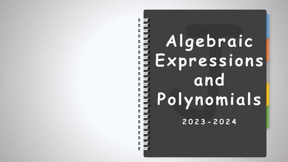 GRADE 7 Algebraic Expressions PowerPoint | PPTX