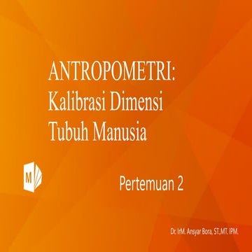 Anthropometry, Workstation, and Facilities Design | PPTX