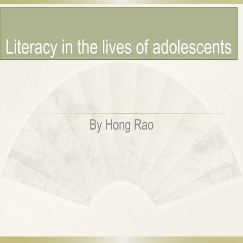 Week 2 case study(hong rao) | PPT