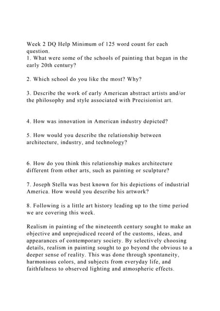 Art movements explained | PDF