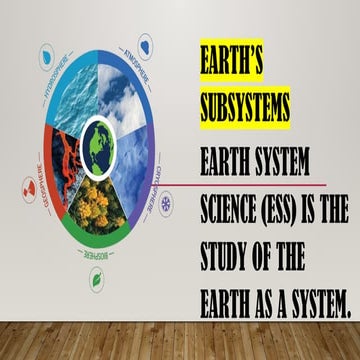 WEEK 2_EarthSubsystem.pptx Earth and Life Science | PPTX