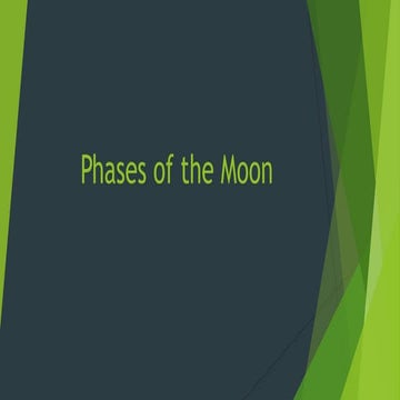 phases of the moon | PPT
