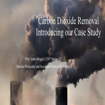 Introduction to Carbon Dioxide Removal | PPTX