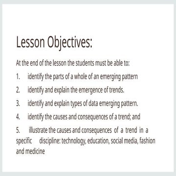 Week 2 module 2.pptxparts of a whole of an emerging pattern | PPTX