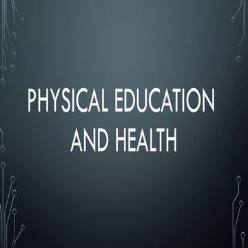 Grade 11 PE&Health Lesson 2: Energy systems | PPTX