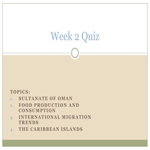 Week 3 & 4 Main Quiz | PPTX