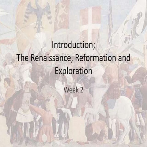 Week 2 (Renaissance) | PPT