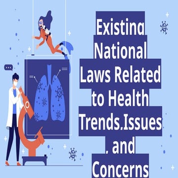 Existing National Laws Related to Health Trends.pptx