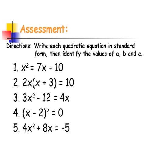 Solving Quadratic Equations | PDF