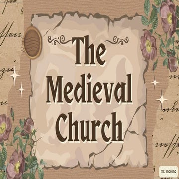 The Medieval Church Concepts for high school | PPT