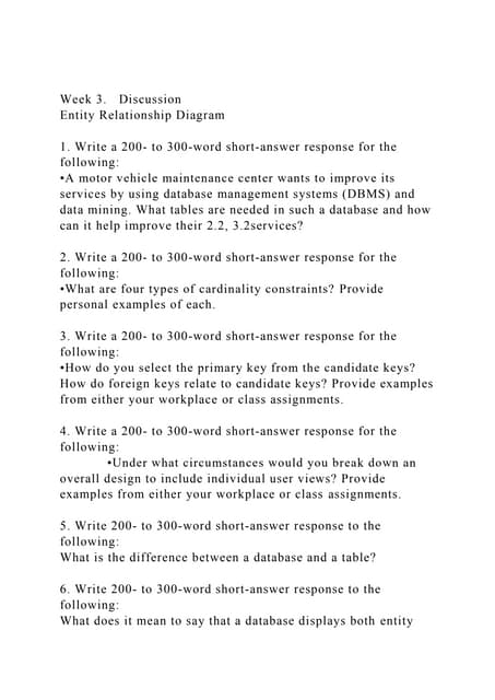 Describe Microsoft Access and its components (tables, relationship.docx