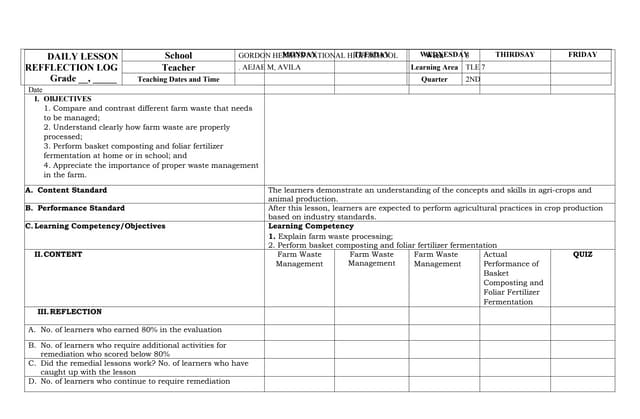 LESSON EXEMPLAR QUARTER 2 TLE 7 MATATAG CURRICULUM | PDF