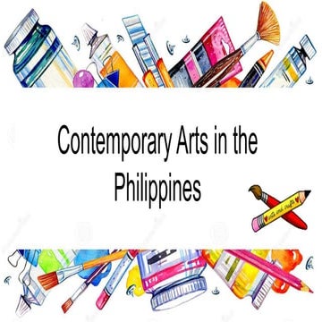 CONTEMPORARY PHILIPPINE ARTS FROM THE REGIONS NATIONAL-ARTISTS | PPTX