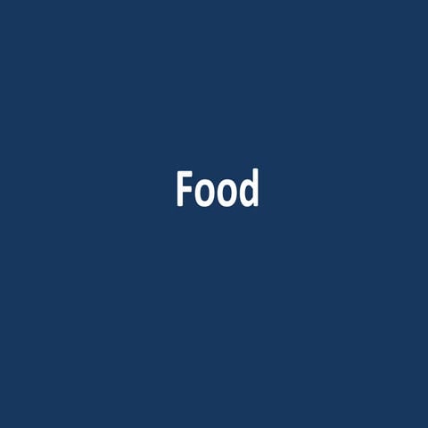 Grade 1 - Food | PPT