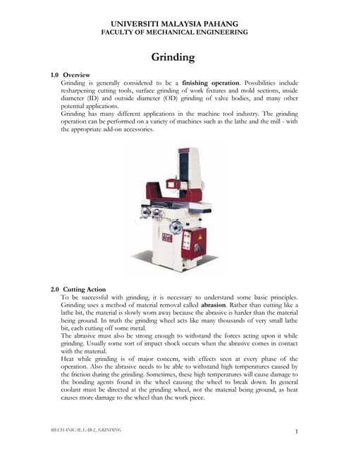 Basic Machine Shop Processes | PPT