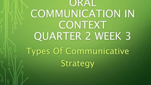 ORAL COMMUNICATION IN CONTEXT - TURN TAKING.pptx