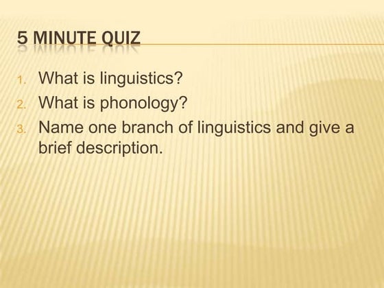 Phonetics | PPT