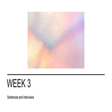 Week 3 Agenda | PPTX | Homework and Study | Education