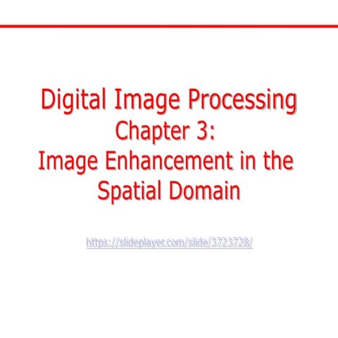 Histogram Processing | PPTX