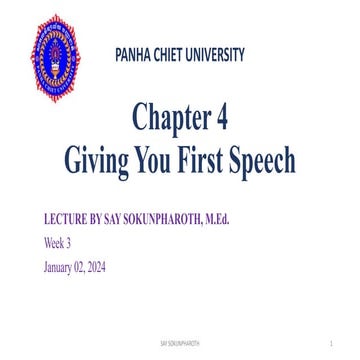 Week 3 Chapter 4 Giving your first speech.pptx