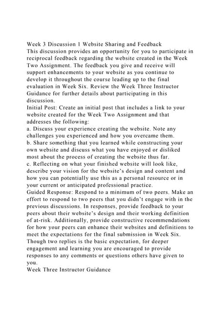 Week 5 Assignment Group At Risk Specialization Mind MapThis assi.docx | Educational Assessment ...