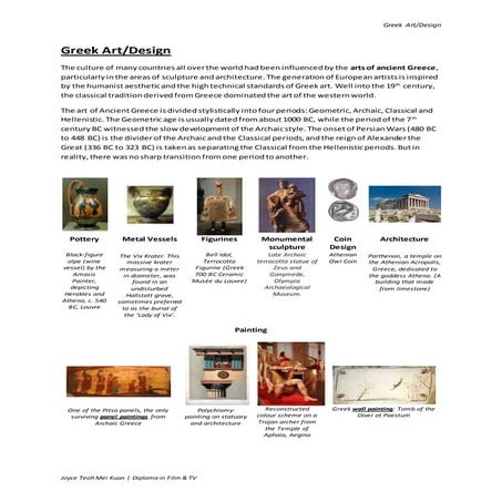 Greek Art/Design | DOCX
